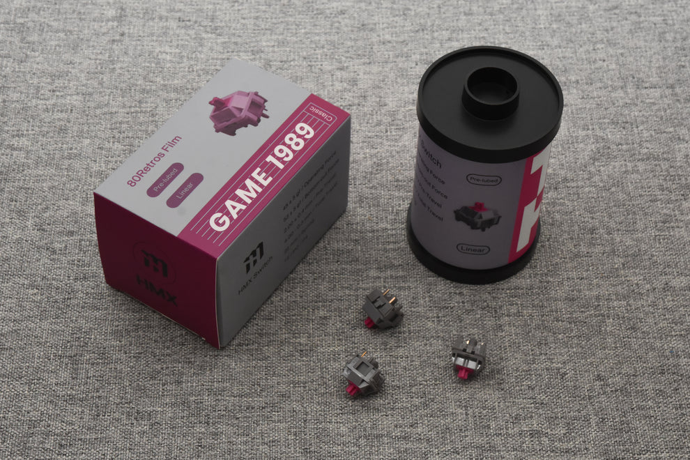 HMX GAME 1989 CLASSIC LINEAR SWITCH FACTORY LUBED EDITION (10PCS) – UniKeys