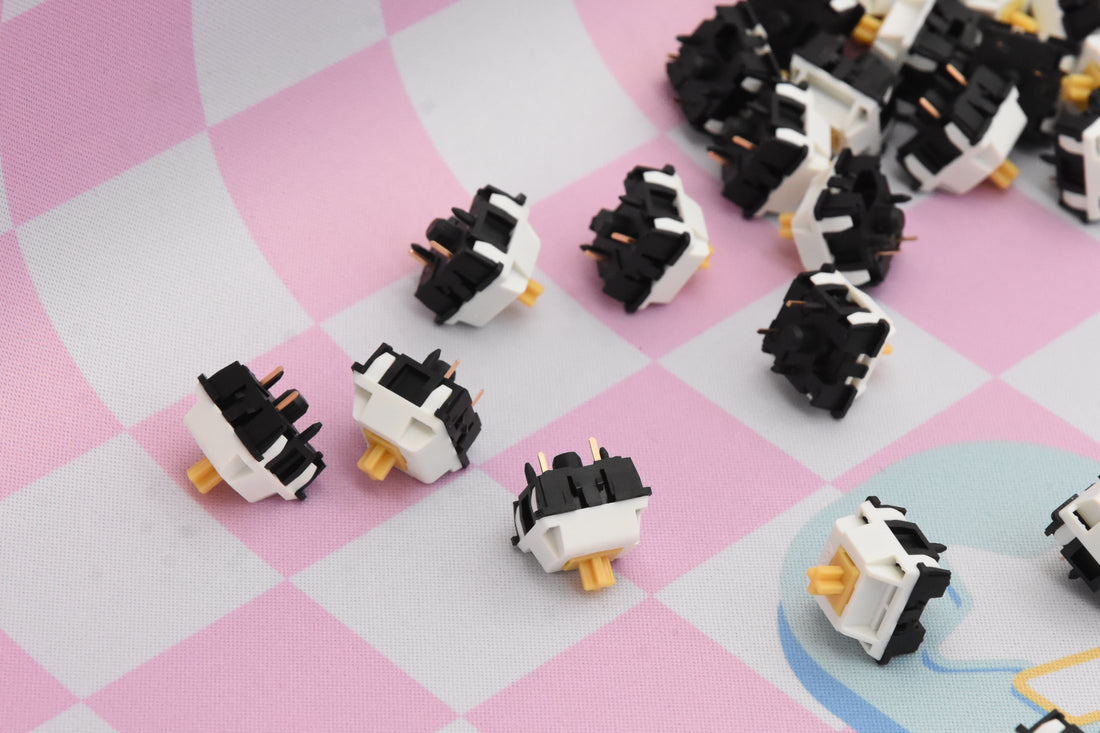 AKKO Penguin Silent Tactile Switches (10pcs) - Quiet and Responsive for ...