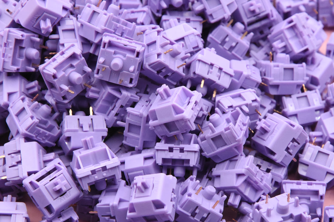 HMX Sillyworks Hyacinth V2U Linear Switches (10pcs) - Factory Lubed for ...