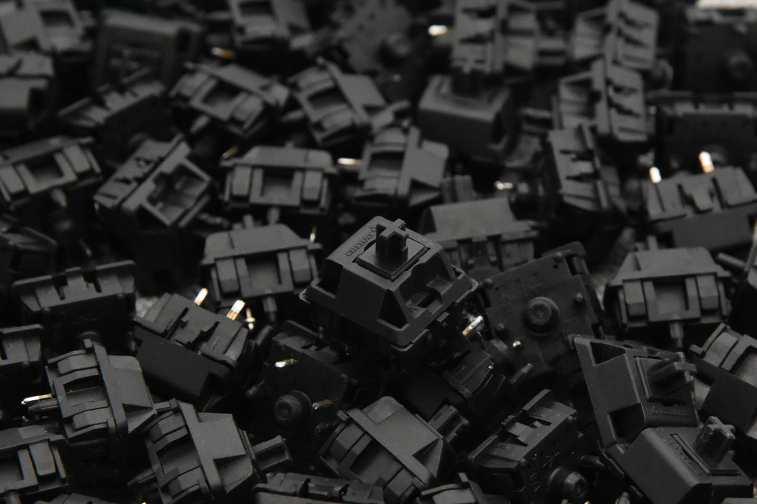 Pre-Retooled Vintage Cherry MX Black Switches (110pcs): Classic Feel ...