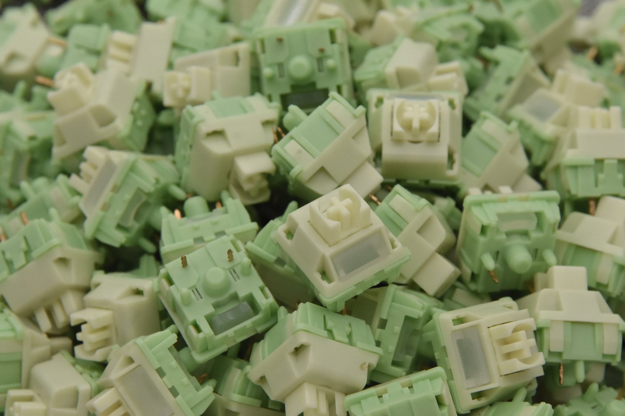LCET Milky Green Silent Linear Switches (10pcs): Factory Lubed for ...