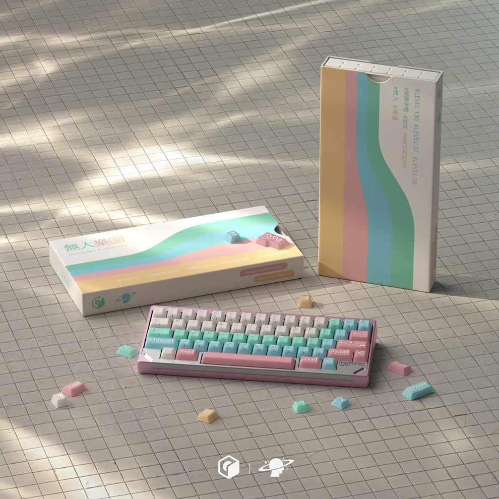 MW UNMANNED PLAYGROUND 無人樂園 PBT DOUBLE-SHOT KEYCAP SET PRE-ORDER – UniKeys