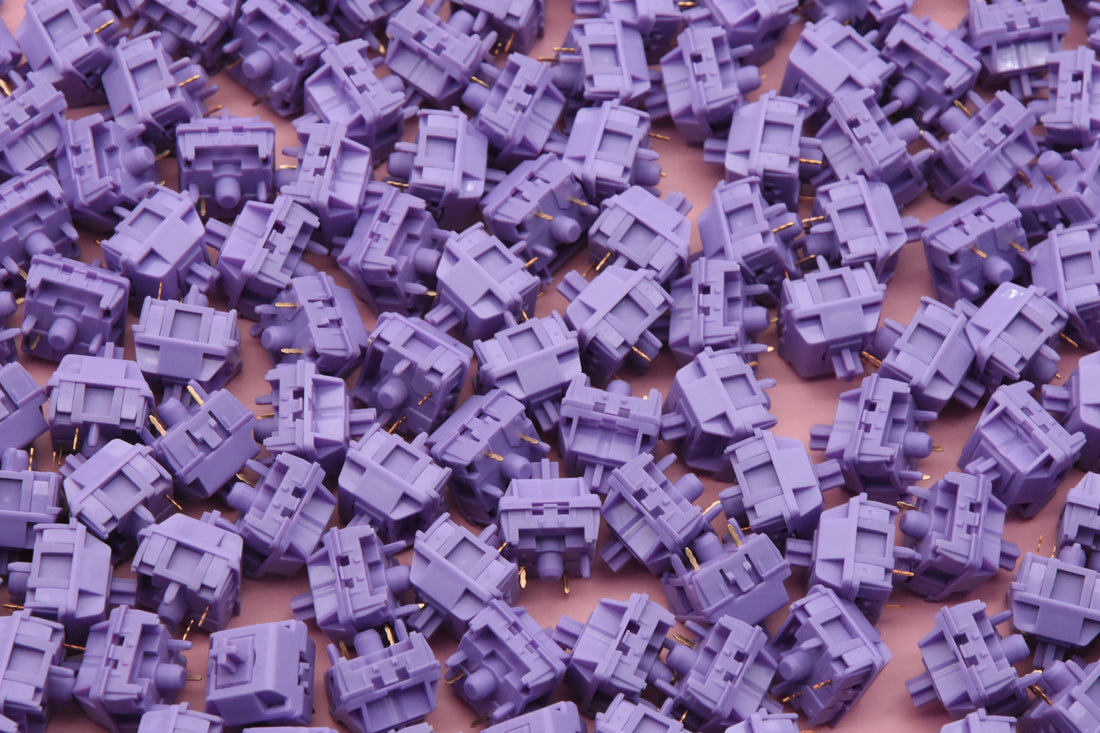 HMX Sillyworks Hyacinth V2U Linear Switches (10pcs) - Factory Lubed for ...