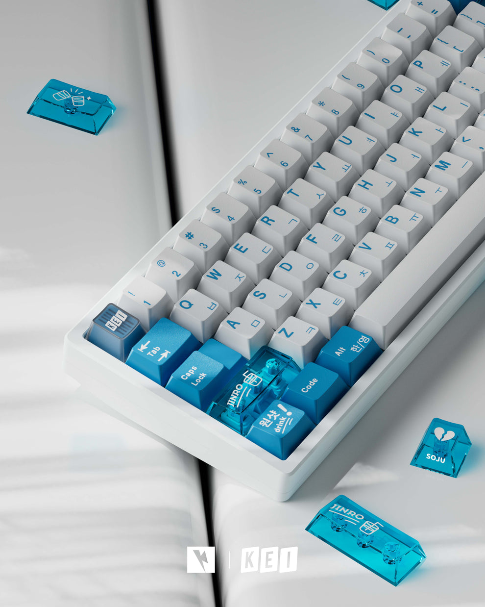 KEYKOBO SOJU ABS DOUBLE-SHOT KEYCAP SET R2 – UniKeys