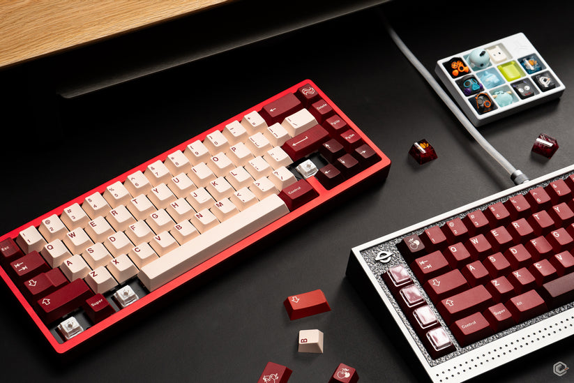 KEYKOBO CHERRIES ABS Double-Shot Keycap Set: Premium Cherry-Inspired ...