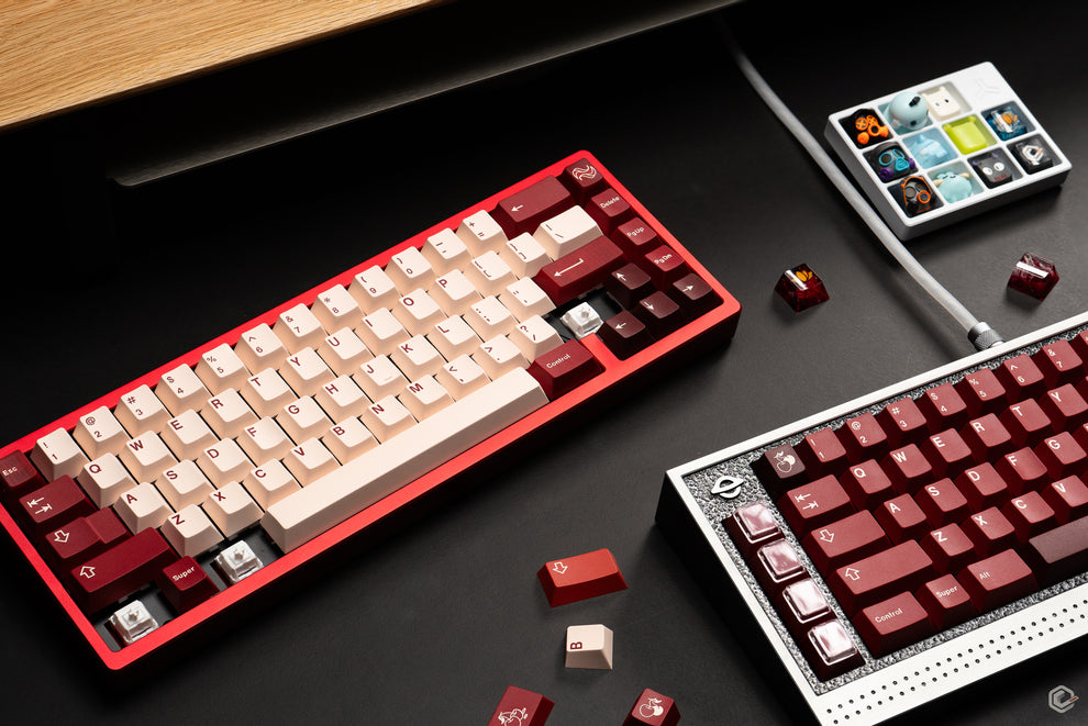 KEYKOBO CHERRIES ABS Double-Shot Keycap Set: Premium Cherry-Inspired ...