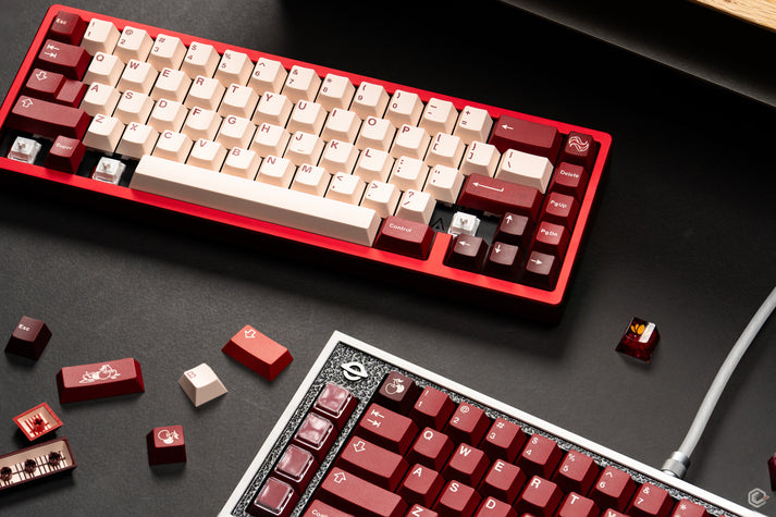 KEYKOBO CHERRIES ABS Double-Shot Keycap Set: Premium Cherry-Inspired ...