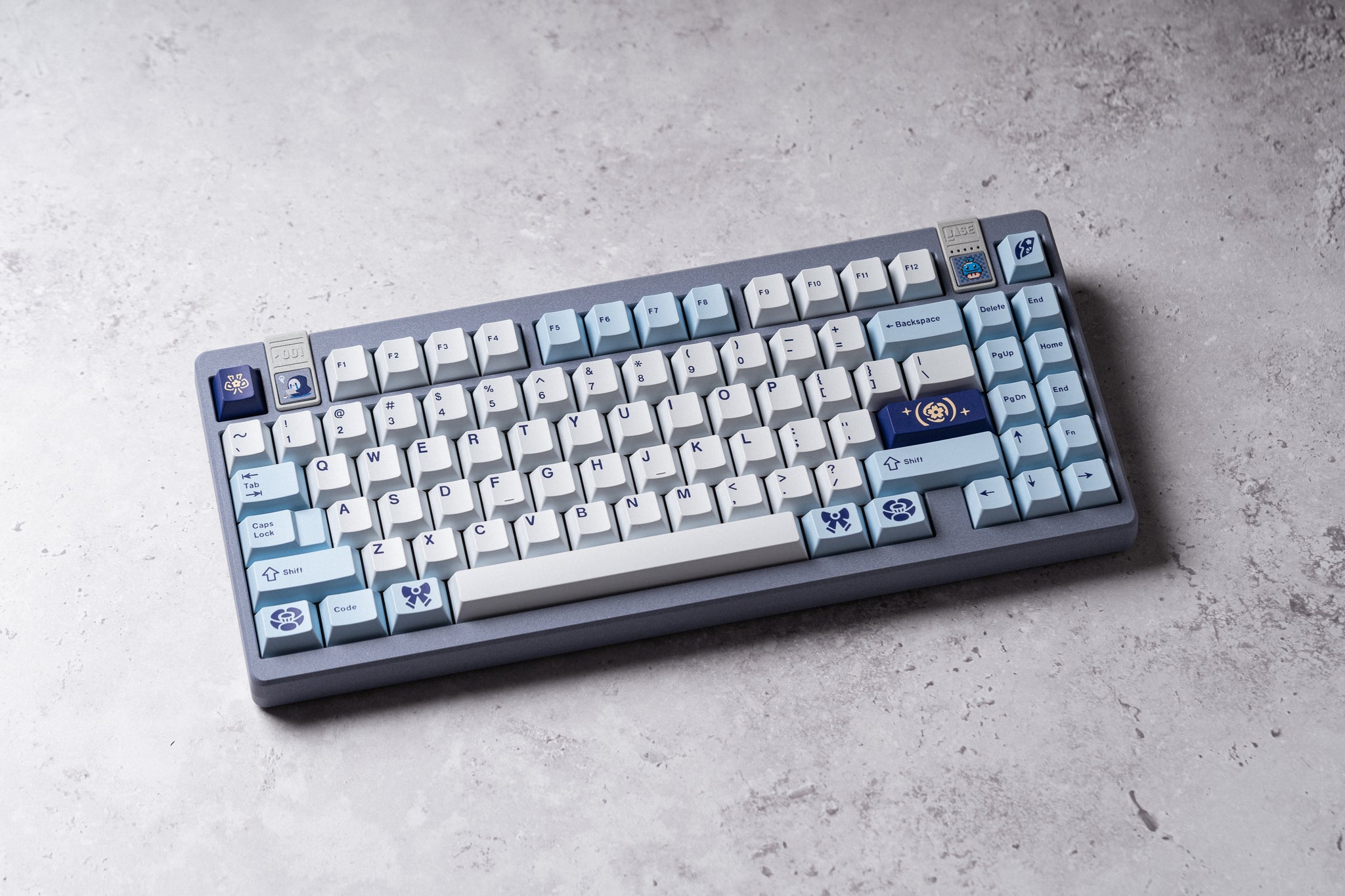 KEYKOBO Shirasagi ABS Double Shot Keycap Set - Elegant and Durable ...