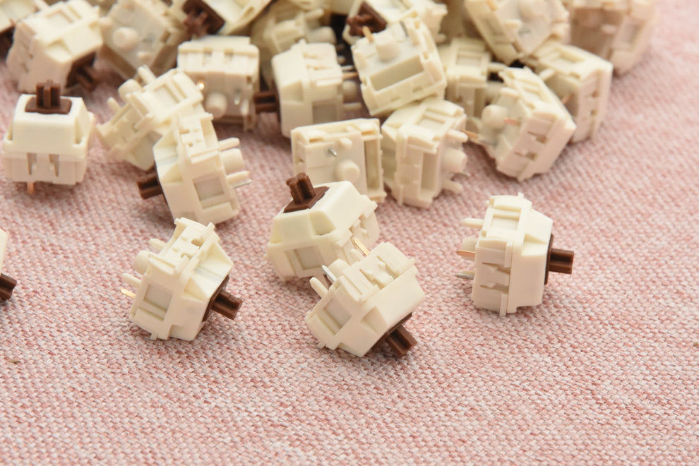Kailh Cocoa Linear Switches (10pcs): Factory Lubed for Smooth & Quiet ...