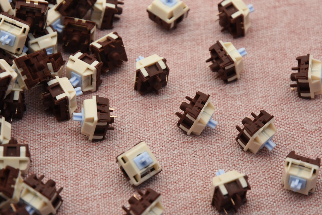 HMX CREAM LATTE LINEAR SWITCH FACTORY LUBED (10PCS) – UniKeys