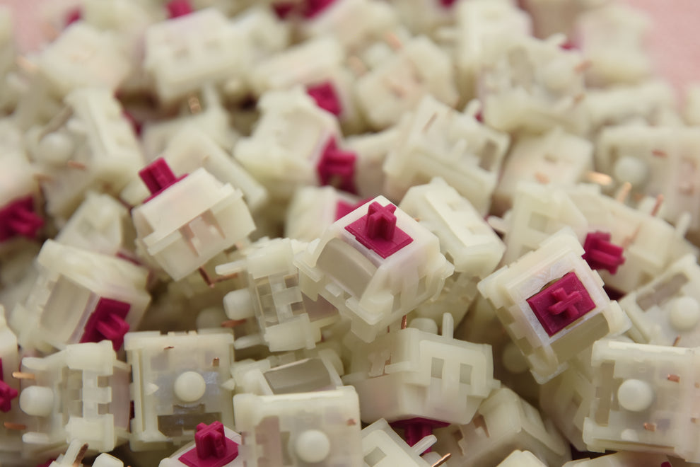 KTT Wine Red Pro Linear Switch Factory Lubed (10 PCS) – UniKeys