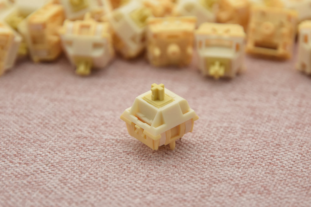 KEYGEEK CHEESE V2 LINEAR SWITCH FACTORY LUBED EDITION (10PCS) – UniKeys