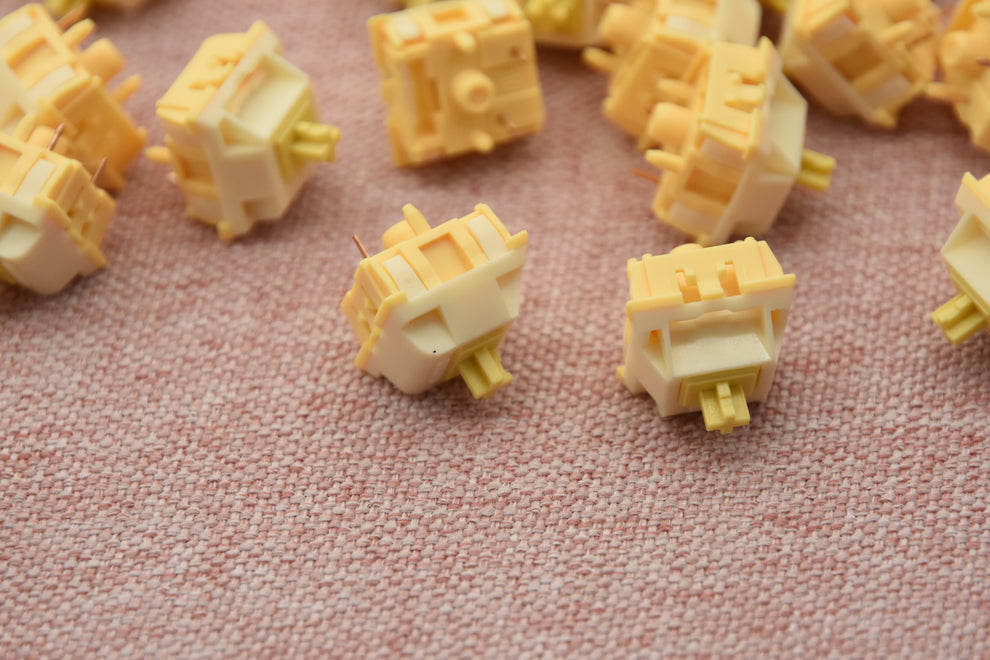 KEYGEEK CHEESE V2 LINEAR SWITCH FACTORY LUBED EDITION (10PCS) – UniKeys