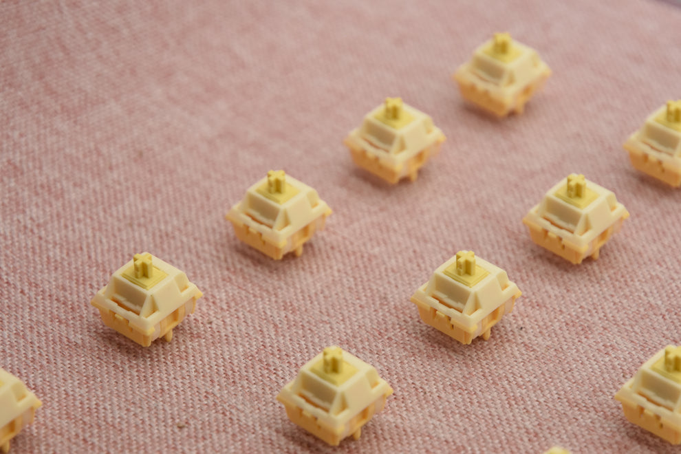 KEYGEEK CHEESE V2 LINEAR SWITCH FACTORY LUBED EDITION (10PCS) – UniKeys