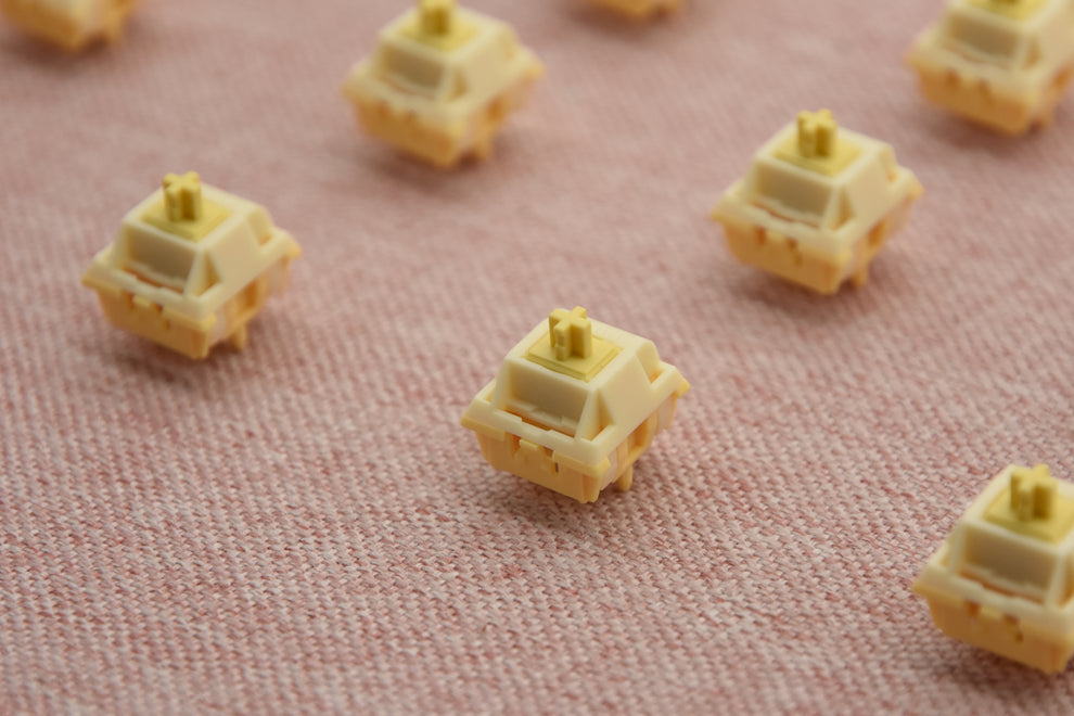 KEYGEEK CHEESE V2 LINEAR SWITCH FACTORY LUBED EDITION (10PCS) – UniKeys