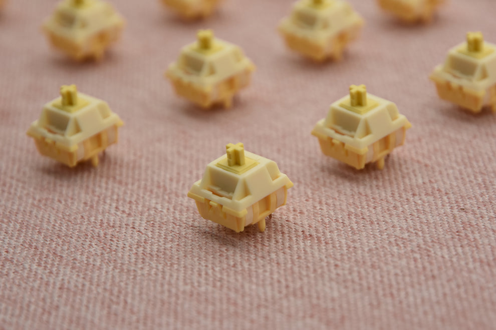 KEYGEEK CHEESE V2 LINEAR SWITCH FACTORY LUBED EDITION (10PCS) – UniKeys