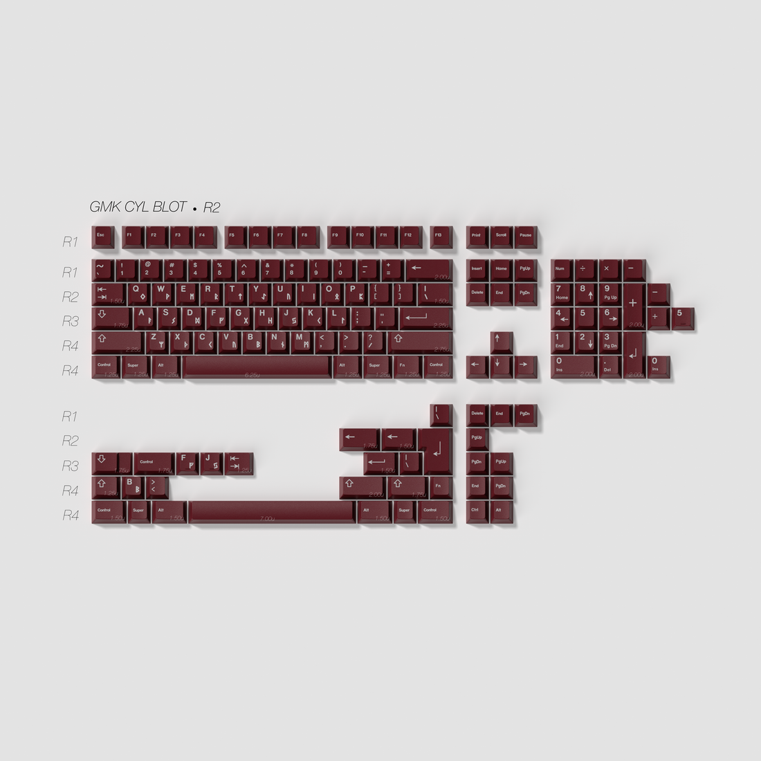 GMK BLOT ABS DOUBLE SHOT KEYCAP SET R2 Group Buy – UniKeys