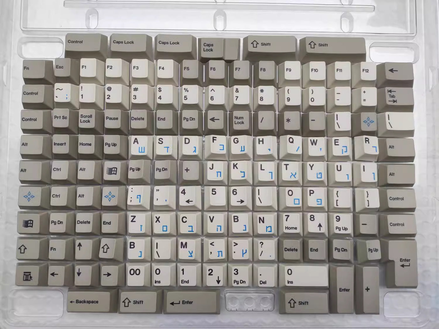 Shenpo Hebrew Blue Cherry Profile PBT Keycap | Unikeys