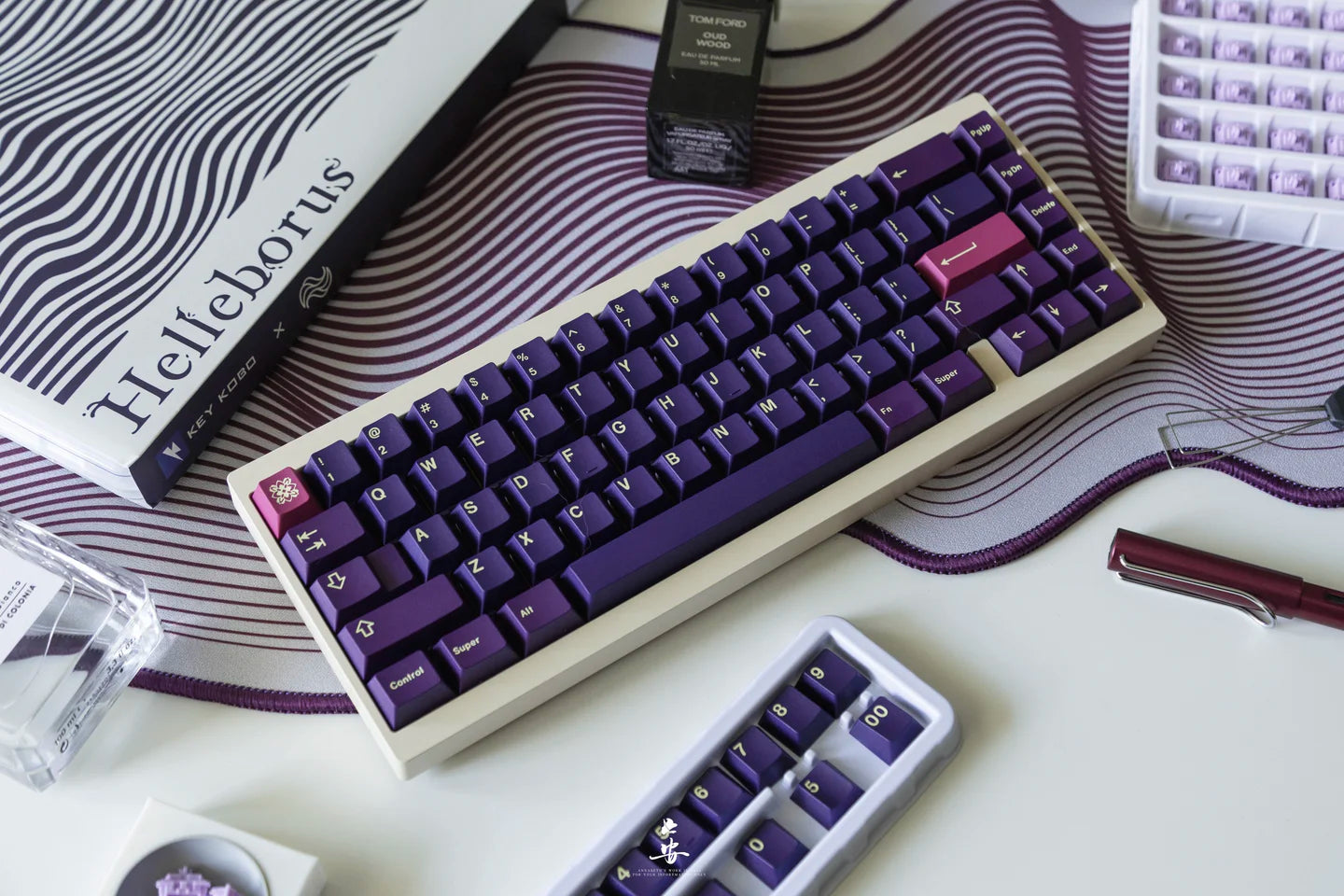 KEYKOBO Helleborus R2 Keycap Set: Elegant and Durable Keycaps for ...