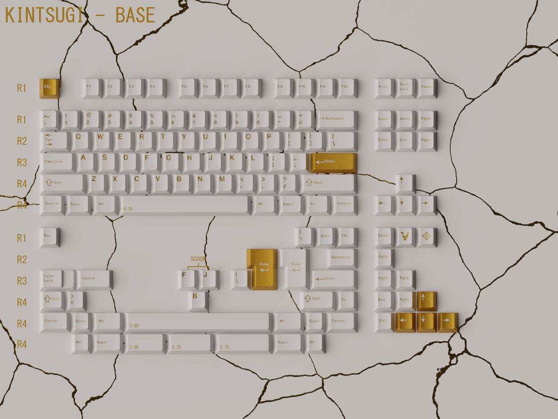 KEYKOBO KINTSUGI ABS DOUBLE-SHOT KEYCAP SET PRE-ORDER – UniKeys