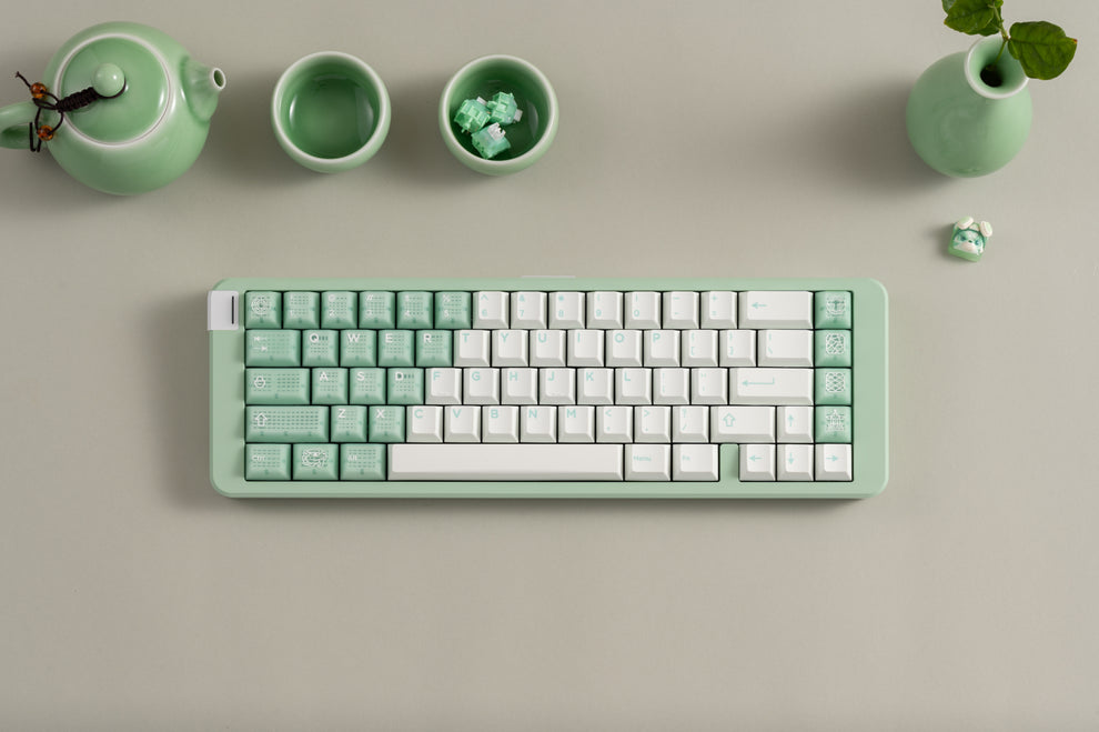 DMK Jade Keycaps: Premium Mechanical Keyboard Keycaps for Enhanced Typing Experience – UniKeys