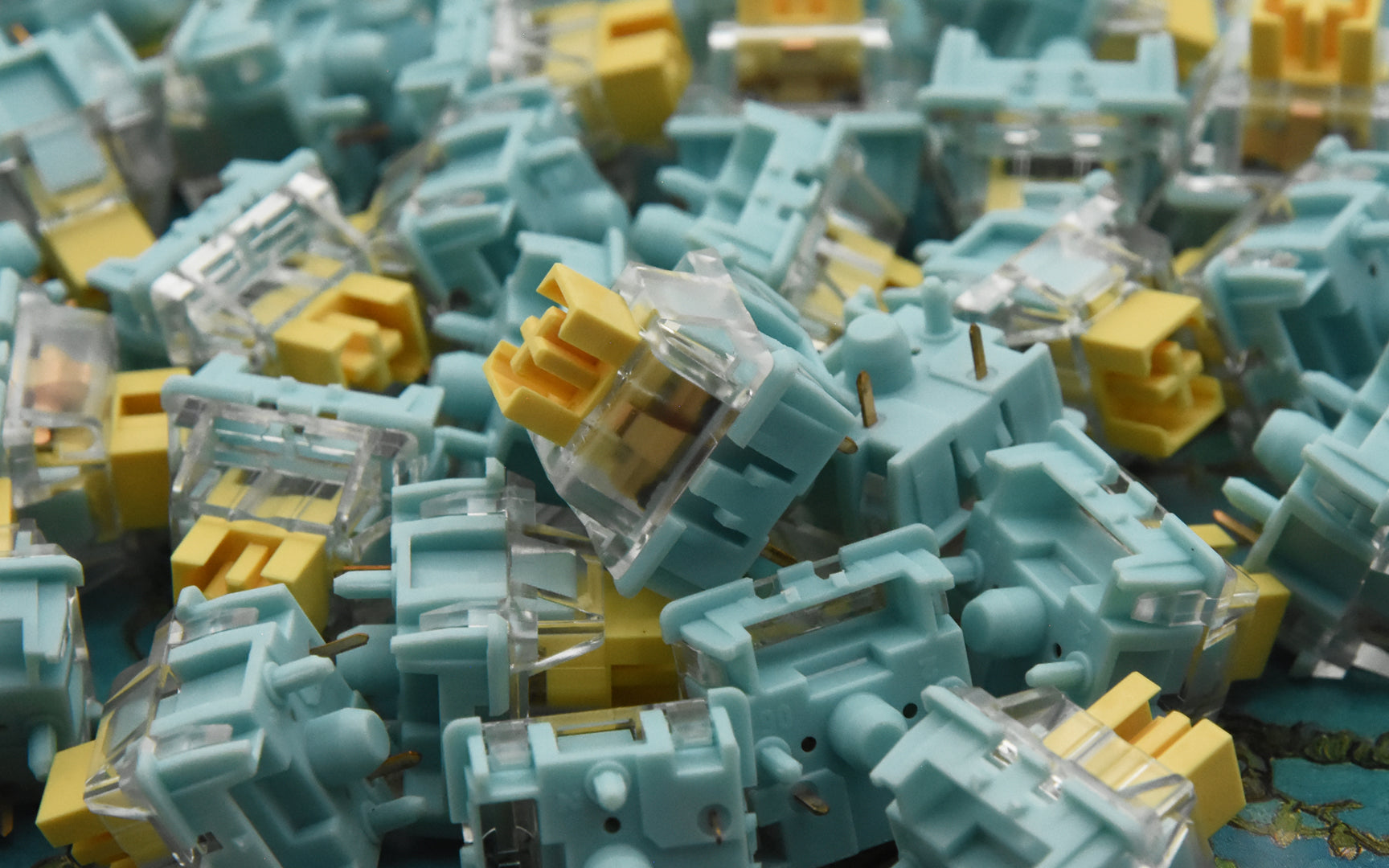 Homoo Sea Salt Linear Switch (Factory Lubed, 10pcs): Buttery Smooth ...